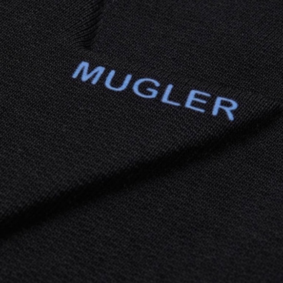 Mugler | Shirts | Mugler X Hm Star Motif Black Hoodie | Poshmark